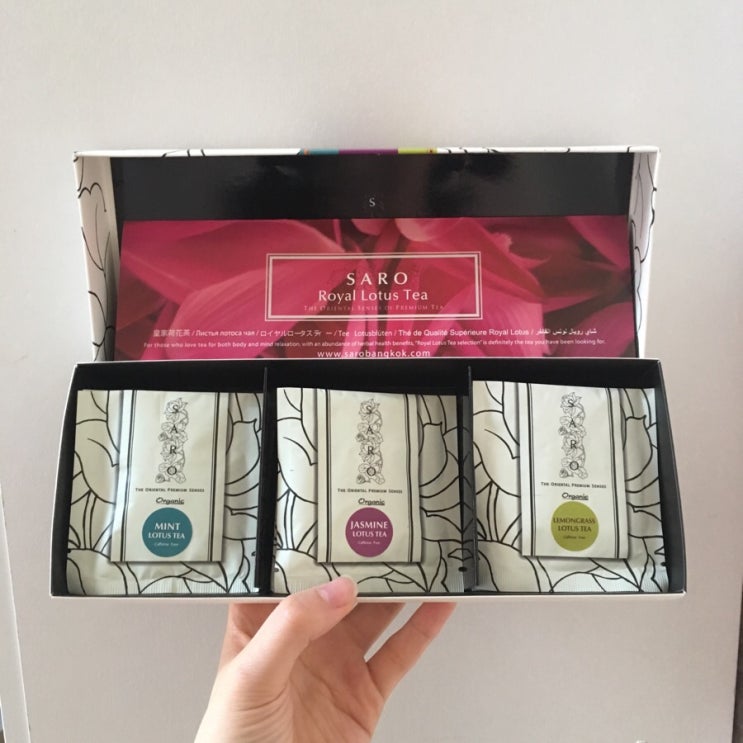 [태국/선물] 사로 로투스 티 (SARO LOTUS TEA) : 네이버 블로그