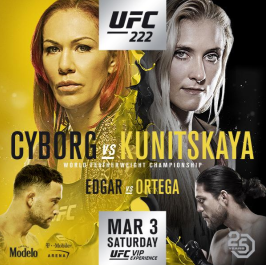 UFC 222 메인이벤트 사이보그VS쿠니츠카야 하이라이트/리뷰 : 네이버 블로그