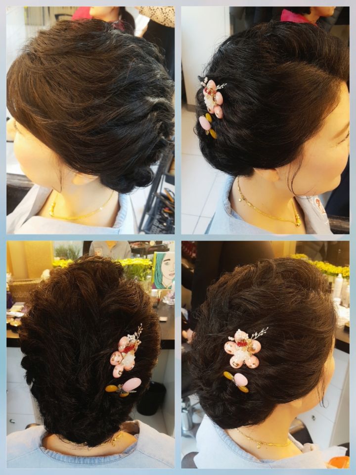 의정부올림머리 한복올림머리 의정부업스타일은 역시 강승희웨딩에서 네이버 블로그