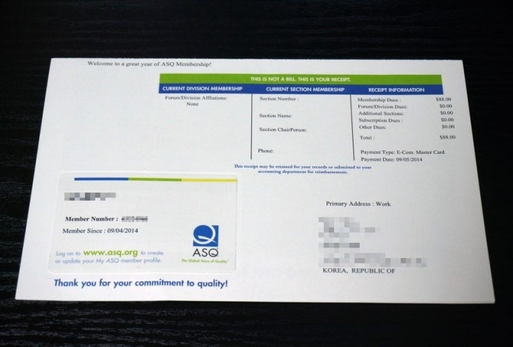 ASQ (American Society for Quality) Membership : 네이버 블로그