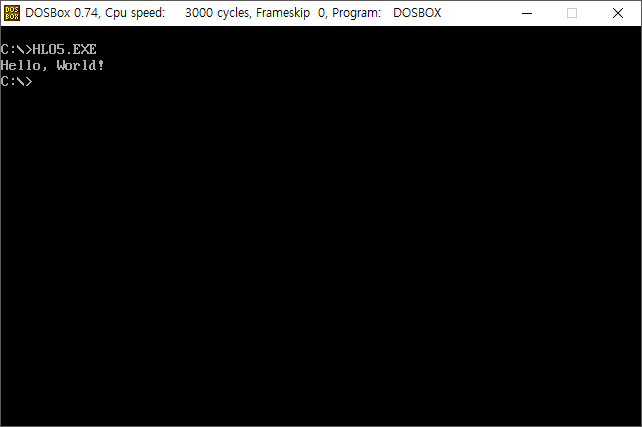 [MS-DOS] C언어 스타일의 문자열 출력해보기 : 네이버 블로그