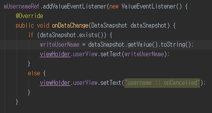 Firebase :: java.lang.NullPointerException: Attempt to invoke virtual ...