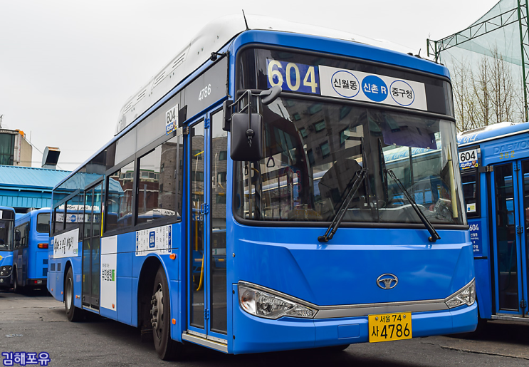 [서울/간선] 신길운수 604번 NEW BC211 NGV 4786호. : 네이버 블로그