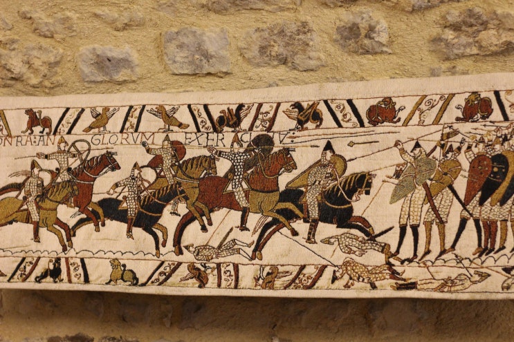프랑스 노르망디 바이외여행 정복왕 윌리엄 1세의 기록바이외 태피스트리바이유 Bayeux Tapestry 네이버 블로그