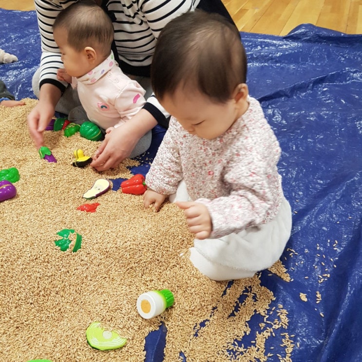 울산 롯데마트 진장점 문화센터 자연이랑 조물조물 문센 겨울학기 촉감놀이 후기 네이버 블로그