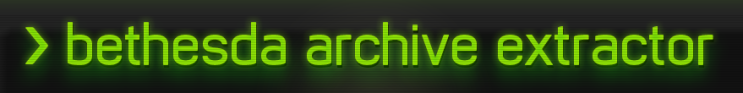 [유틸] B.A.E. - Bethesda Archive Extractor / BA2파일, BSA파일 확인 및 추출. : 네이버 블로그