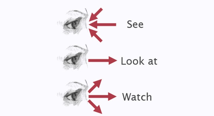 See vs. Look vs. Watch 차이 : 네이버 블로그