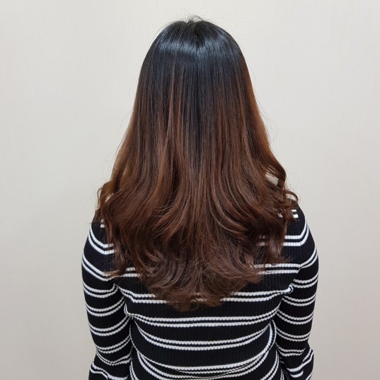 올봄 긴머리 c컬 셋팅펌 연출 : 네이버 블로그