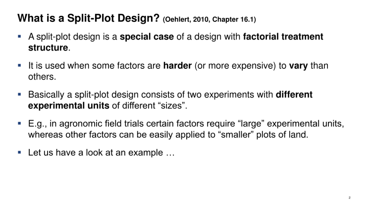 [ANOVA(분산분석)] Split-Plot Design 란? : 네이버 블로그