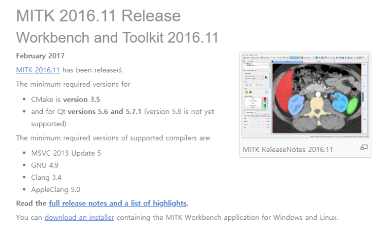 The Medical Imaging Interaction Toolkit (MITK) : 네이버 블로그
