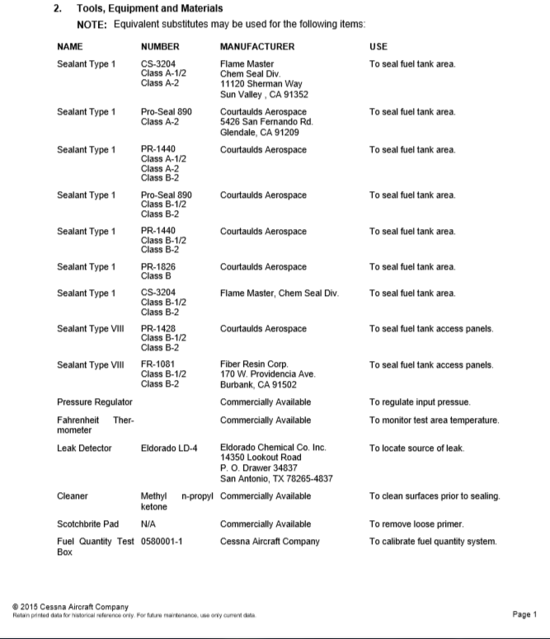 Cessna 172 Maitenance Manual (Rev 21)(한글정비교범)(21), 28-00-00(Rev 8) FUEL ...