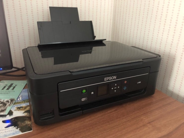 무선 프린터 연결하기 - 엡손 L485 정품 무한잉크 : 네이버 블로그