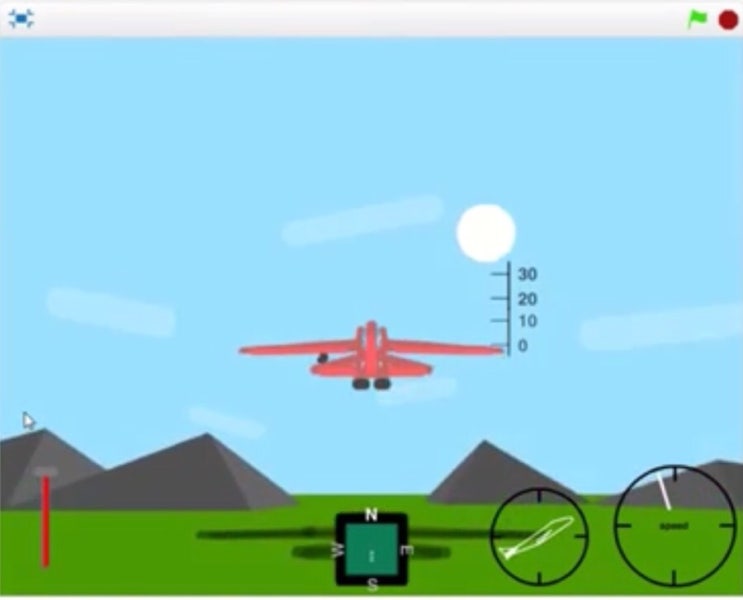 스크래치로 만든 3D 플라이트 시뮬레이션 게임 : 네이버 블로그