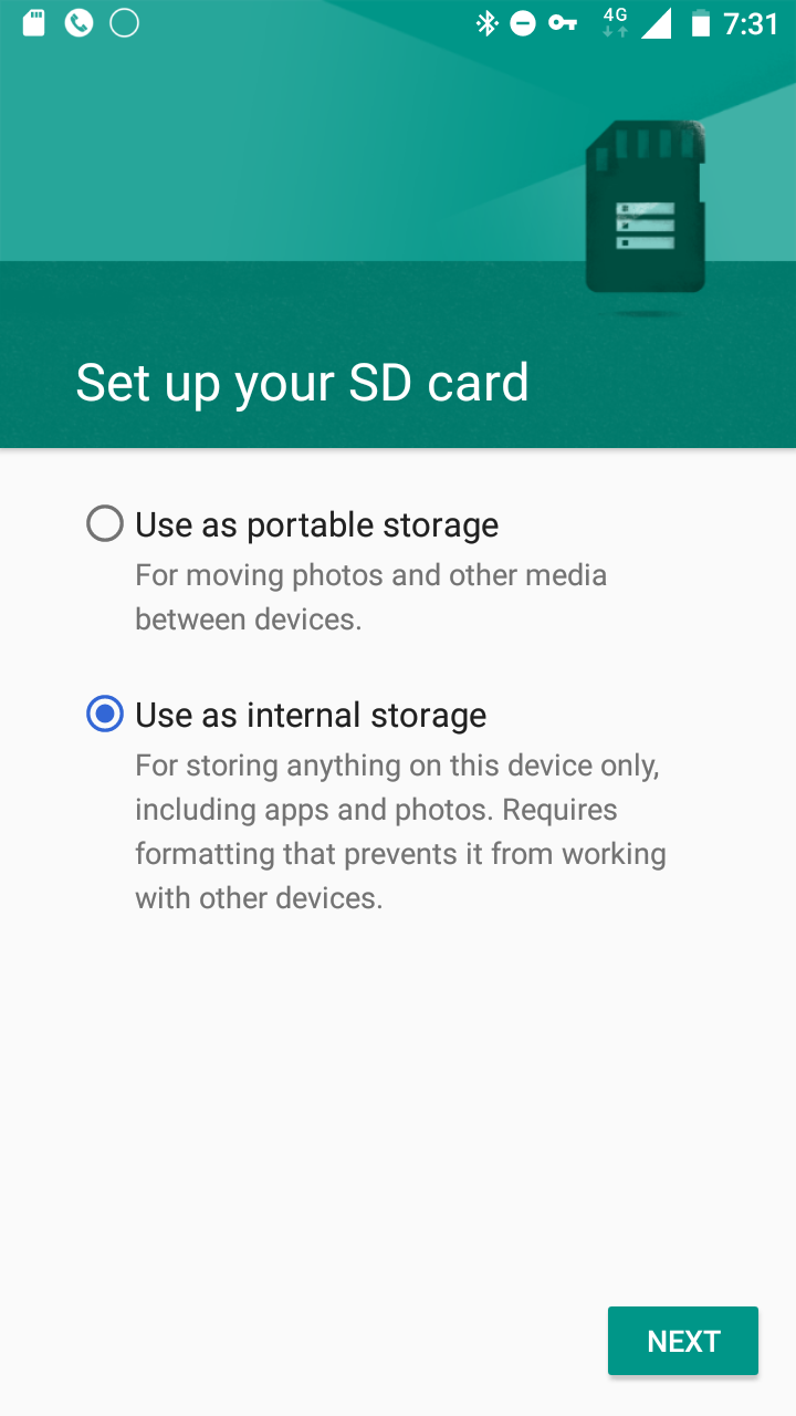 마이크로SD 카드로 안드로이드 스마트폰 용량 늘리기, 채택 가능한 저장소 기능 (Adoptable Storage) : 네이버 블로그