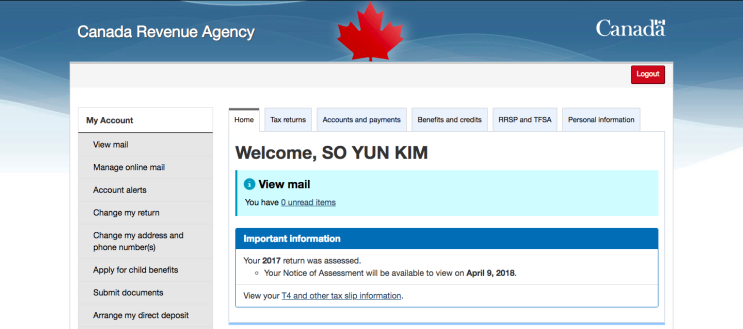 [캐나다/워홀] 캐나다 텍스리턴 후기, NETFILE 전송 실패 그리고 우편으로 텍스리턴 신청하기 : 네이버 블로그
