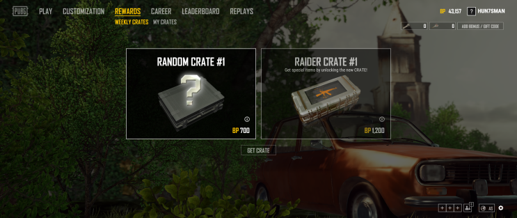 총기스킨 상자깡(Triumph/Raider crate)과 무기 커스터마이징 방법 : 네이버 블로그