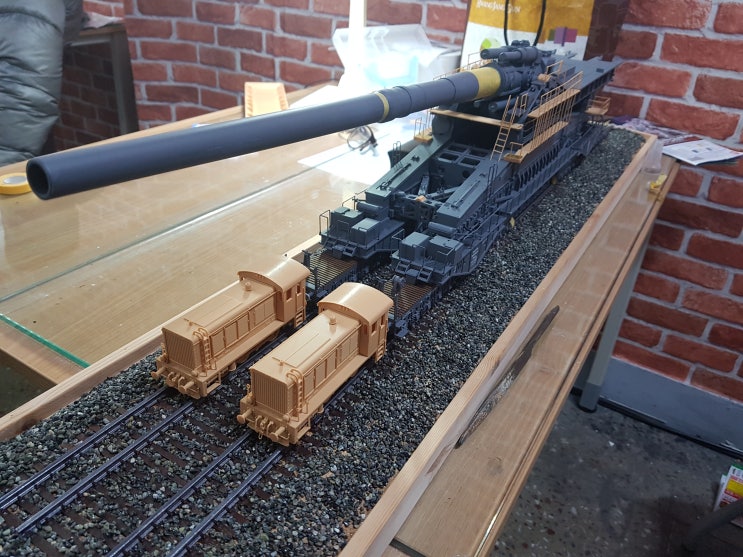 1/72 German 80cm K(E) Railway Gun 'Dora' -4 : 네이버 블로그