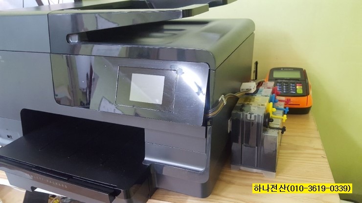 Hp중고프린터hp오피스젯8610 무한잉크프린터강서구 중고복합기마포구 Hp무한잉크복합기 서울 강서구 염창동 학원에 Hp