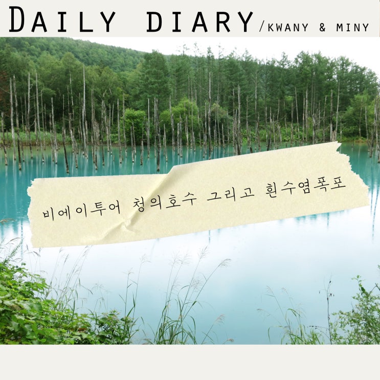 비에이 청의호수 흰 수염 폭포 후기 네이버 블로그