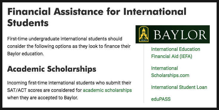 2019년 미국 대학 장학금 베일러 대학교 (Baylor University)에서 받는 새로운 방법? : 네이버 블로그