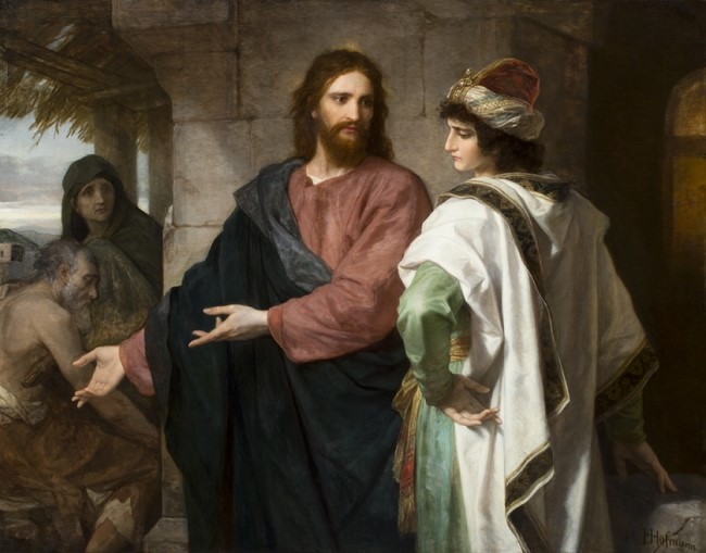 그리스도와 부자 청년 - 하인리히 호프만 : 네이버 블로그