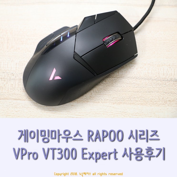 게이밍마우스 추천 RAPOO VPro VT300 Expert 사용해보니 : 네이버 블로그