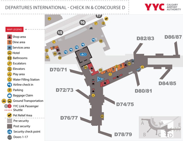 캐나다 여행 준비 : 캘거리(Calgary) 국제공항 정보, 캘거리 공항에서 시내로 이동 방법 : 네이버 블로그