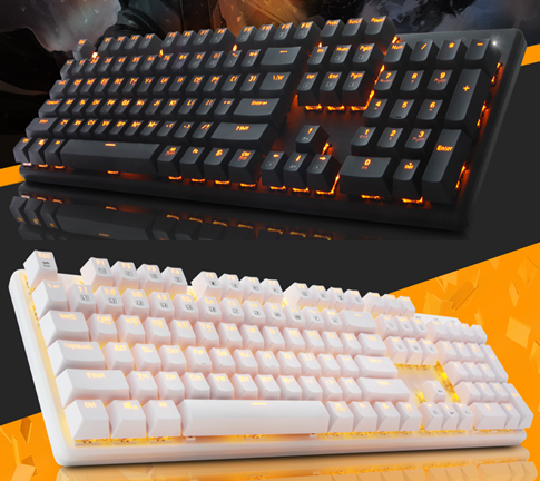 [게이밍 키보드 리뷰] 앱코 해커 K590 화이트 청축 : 네이버 블로그