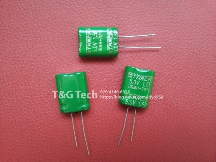 티엔지 테크/블랙박스 AS 수리부품 HY-CAP, STARCAP 5.0V 1.5F 전원관련 전해캡 SUPER CAPACITOR ...