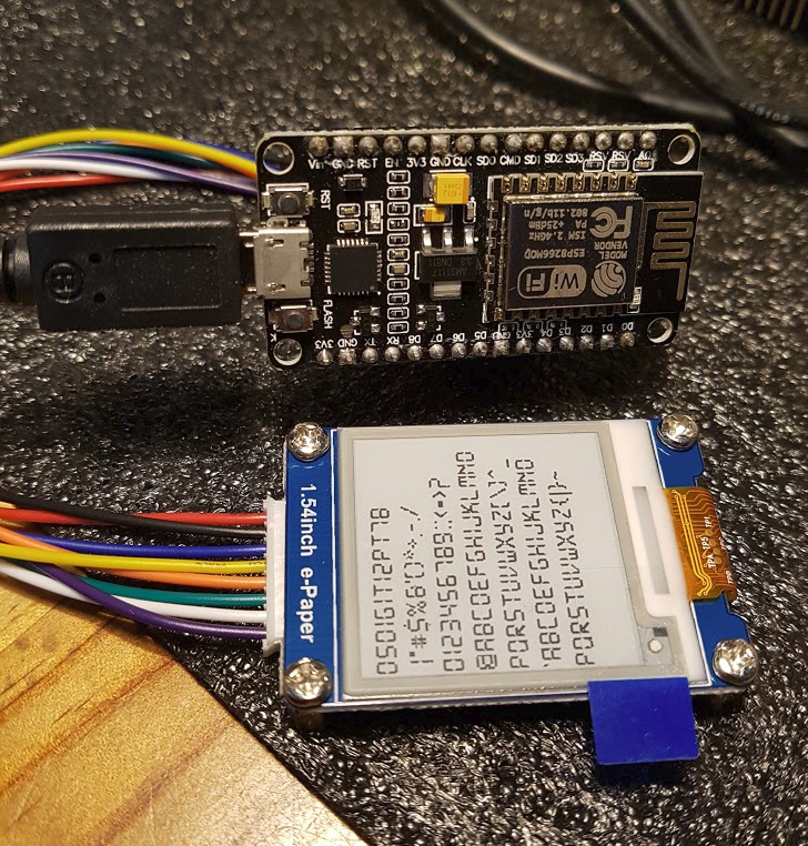 [ESP8266] GxEPD Library for E-PAPER#1 : 네이버 블로그