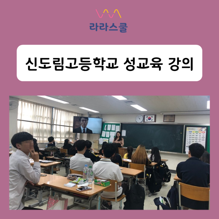 라라스쿨 성교육 성적자기결정권성폭력예방교육 신도림고등학교 성교육 강의 성교육강사 네이버 블로그