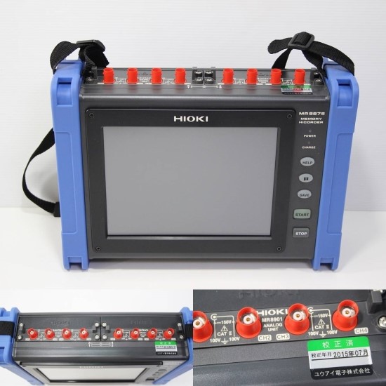 HIOKI HiCORDRE (메모리하이코더) MR8875 (8ch모델) 세트 판매합니다. : 네이버 블로그