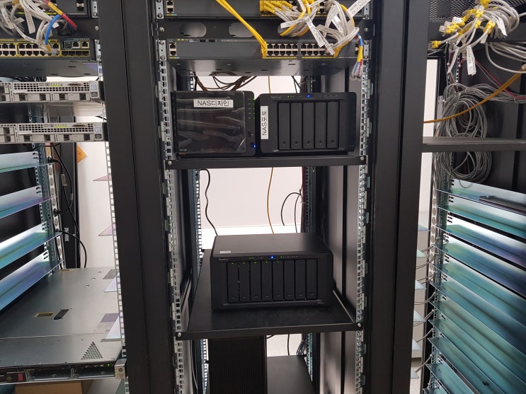 고성능 시놀로지 NAS서버 DS1817+ (주)우***** 배달의민족 / 문서,사진,영상저장용 Synology NAS구축 사례 ...