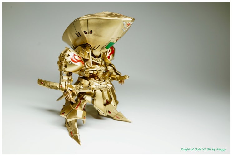 SD 나이트 오브 골드.Able Factory.Non-Scale.Knight of Gold V3 Great Head ...