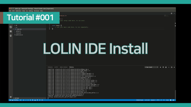 WEMOS LOLIN 초급 강좌 #001 : 개발환경 세팅하기 : 네이버 블로그