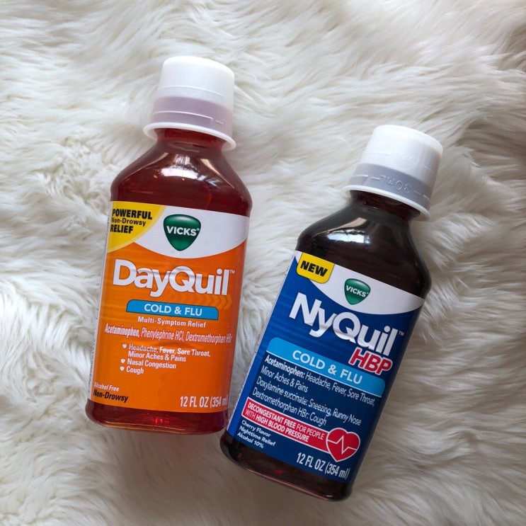 [괌쇼핑리스트] 효과좋은 종합 감기약 / 데이퀼(DayQuil),나이퀼(NyQuil) : 네이버 블로그