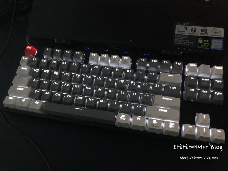 앱코 K511 텐키리스 기계식 키보드 개봉기 (ABKO HACKER K511) : 네이버 블로그