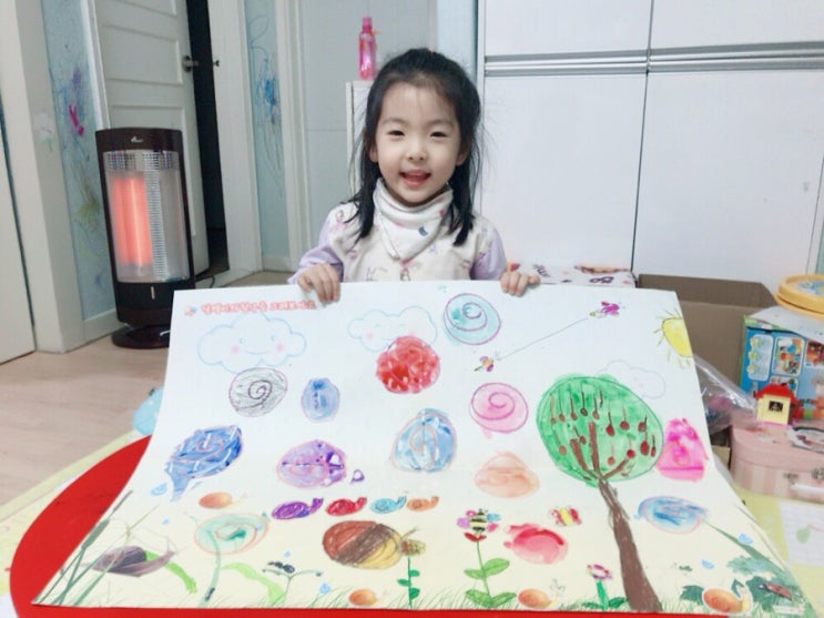 인천부평방문미술 유아1 47 달팽이 그리기 산곡동 청천동 부평동 초등미술아동미술유아미술6세 정윤 네이버 블로그