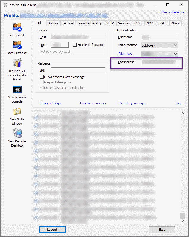 Bitvise SSH Client의 인증서 모드에서 자동 로그인 방법 : 네이버 블로그