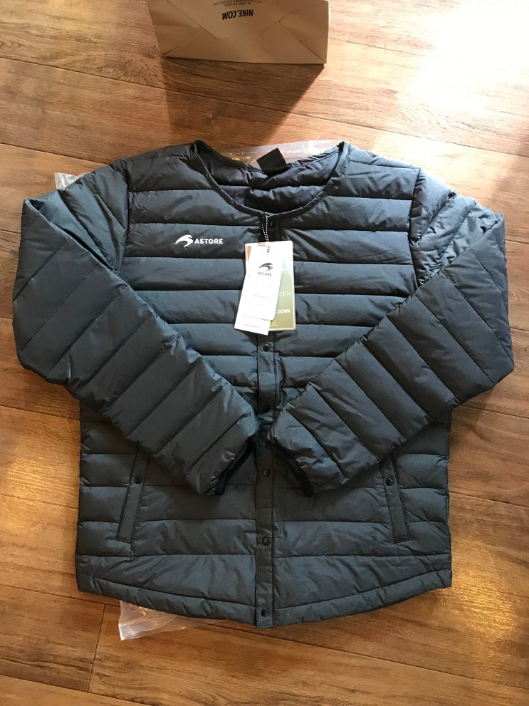 아스토레 오리털 다운점퍼 겨울철 운동용 자켓 구매 리뷰 : 네이버 블로그