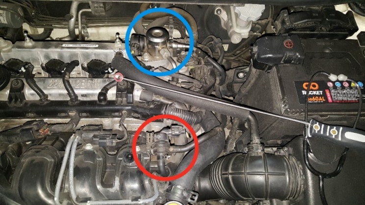 올뉴프라이드 - 퍼지 컨트롤 솔레노이드 밸브(PCSV) 교체 다이(DIY) : 네이버 블로그