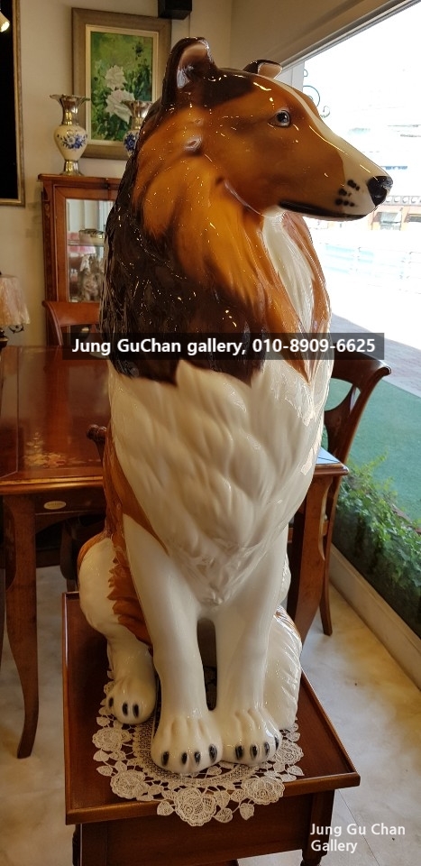 이태리수입소품 이태리 도자기 강아지인형 인테리어소품엔틱소품이태리소품엔틱가구인테리어가구성복동수입소품도자기 인형