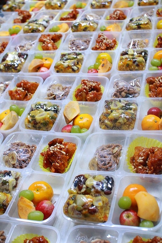 결혼식하객버스대절음식 ★ 서울 강변테크노마트 웨딩홀로 배송해드린 하객도시락 100인분 네이버 블로그