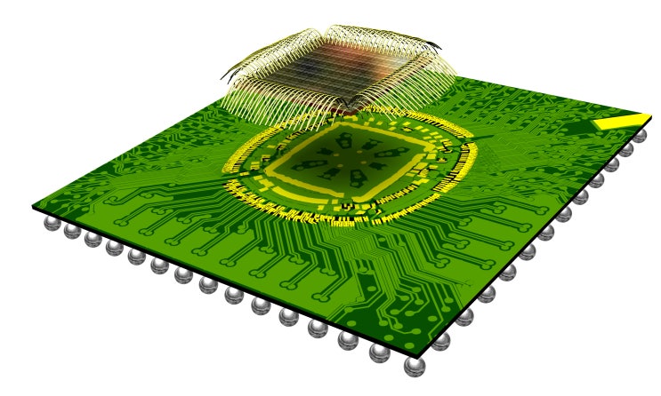 BGA (Wire Bond Chip 이미지) : 네이버 블로그