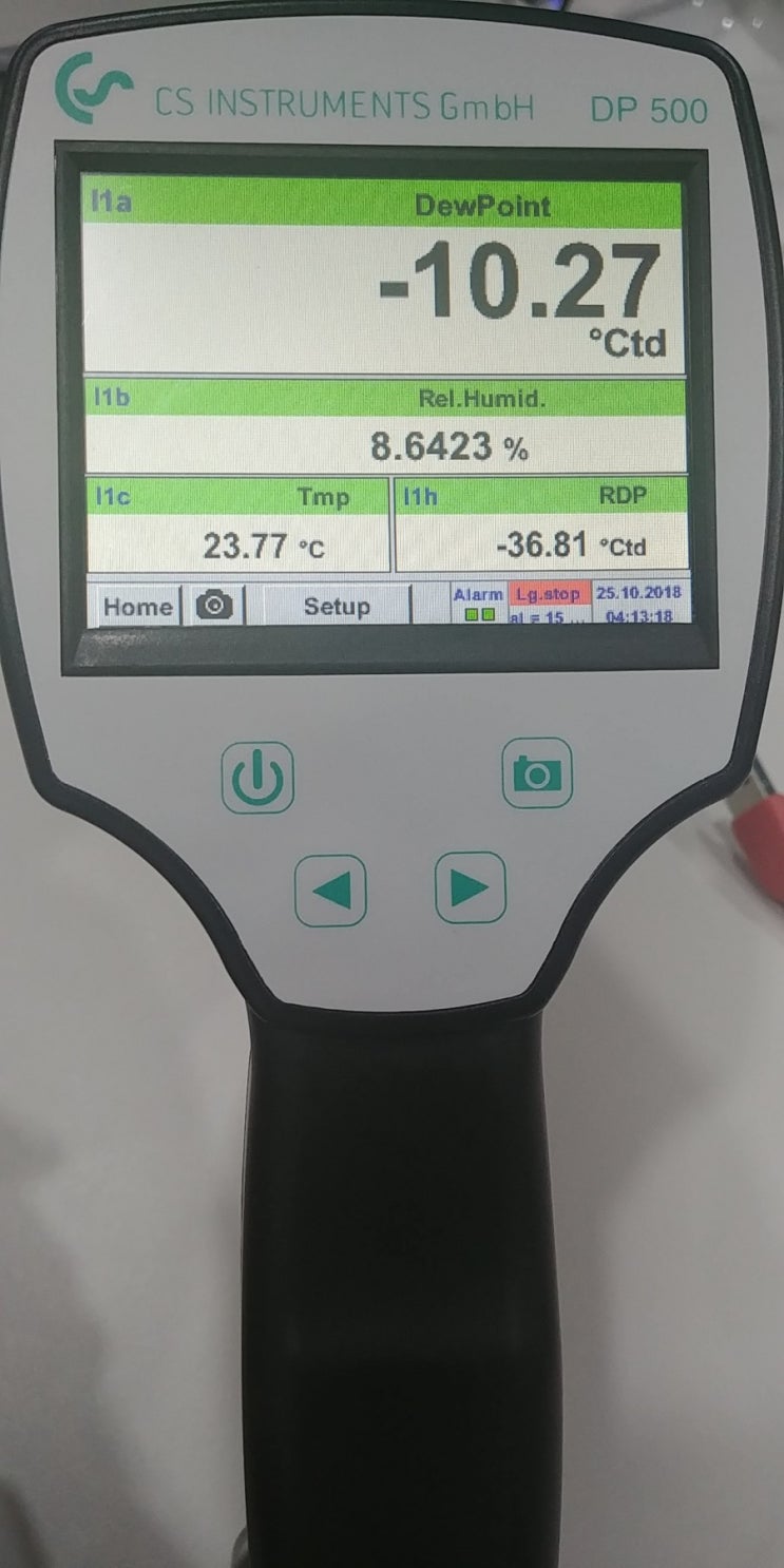 노점센서 및 휴대용 노점계 DP500 CS-Instruments 실시간 모니터링 방법-노바인스트루먼트- : 네이버 블로그