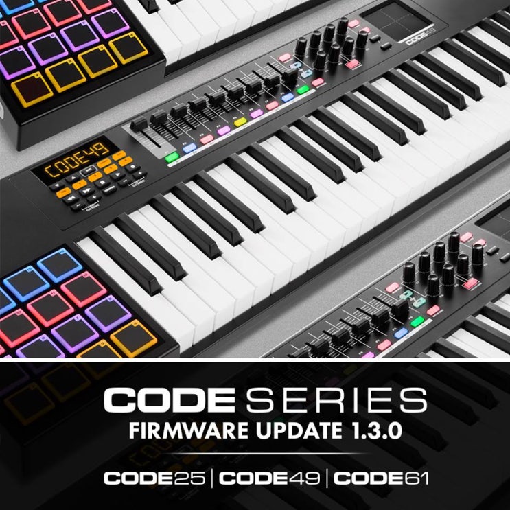[국제미디 브랜드소식] M-Audio CODE 시리즈 펌웨어(v1.3.0) 업데이트 안내 : 네이버 블로그