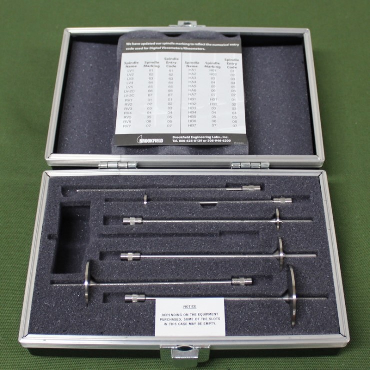 Brookfield 점도계 RV Spindle set : 네이버 블로그