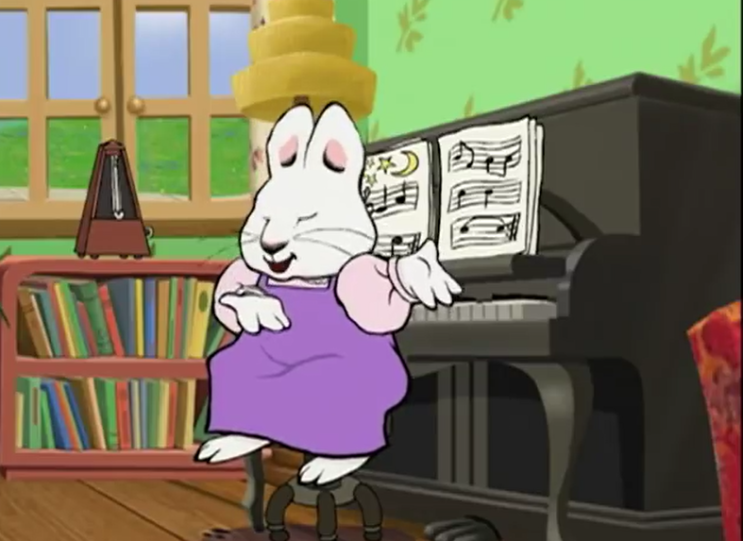 01-[Max and Ruby/DVD] Ruby's Piano Practice -엄마영어- : 네이버 블로그