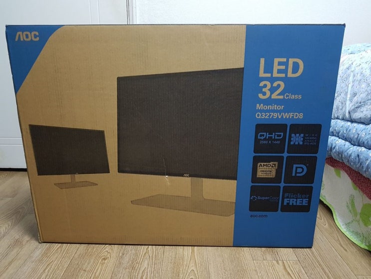 [리뷰] 내 돈 주고 산 알파스캔 AOC 3279 QHD 프리싱크 무결점 32인치 QHD 모니터 (부제: 불량화소ㅠㅠ ...