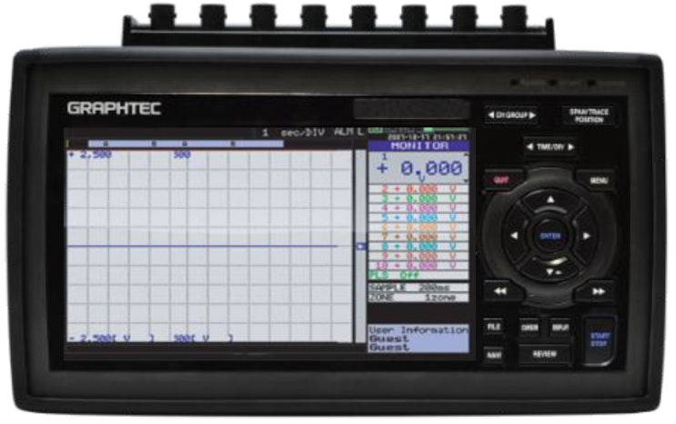 [Graphtec] GL980 고속 8채널 데이터로거 : 네이버 블로그